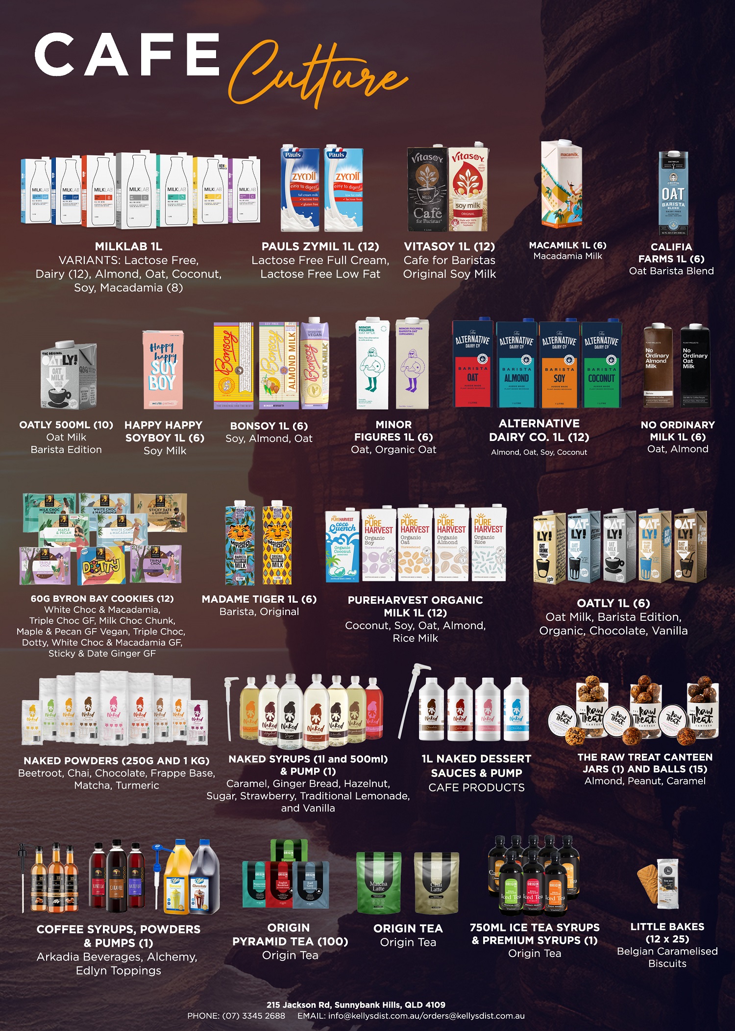 Cafes & Coffee Shops - Kelly's Distributors Pty Ltd